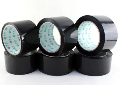 China Packaging Acrylic BOPP Adhesive Tape Transparent Black 45micx48mmx100m for sale