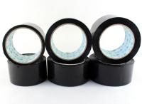 China Packaging Acrylic BOPP Adhesive Tape Transparent Black 45micx48mmx100m for sale