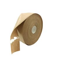China Water Activated Kraft Paper Adhesive Tape Fragile Reinforced Gummed Tape 50m for sale