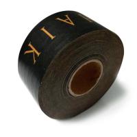 China ODM Black Printed Self Adhesive Brown Paper Tape Fiber Reinforced Gummed Tape for sale
