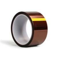 China PET Golden Heat Resistant Masking Tape Adhesive Kapton Polyimide Tape For Insulation for sale