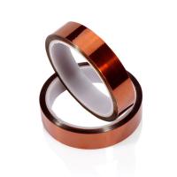 China PET Golden Heat Resistant Masking Tape Adhesive Kapton Polyimide Tape For Insulation for sale