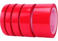 China High Temperature Double Sided PET Adhesive Tape With Red Mopp Film 30m-1000m for sale