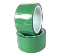 China 40mic PET Adhesive Tape Green High Heat Insulation Tape for Lithium Battery Termination for sale
