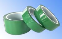 China 40mic PET Adhesive Tape Green High Heat Insulation Tape for Lithium Battery Termination for sale