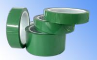 China 40mic PET Adhesive Tape Green High Heat Insulation Tape for Lithium Battery Termination for sale