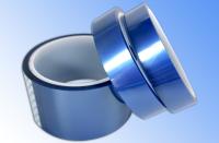 China Single Sided Blue PET Polyester Masking Tape 48mm Paint Protection Shielding for sale