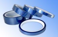 China Single Sided Blue PET Polyester Masking Tape 48mm Paint Protection Shielding for sale