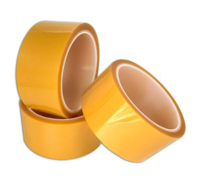 China Waterproof Electroplating Yellow PET 6 Inch Masking Tape Wear Resistant for sale