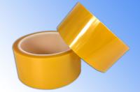 China Waterproof Electroplating Yellow PET 6 Inch Masking Tape Wear Resistant for sale