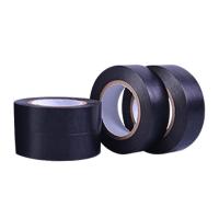 China 50MM Black PVC Adhesive Tape For Rubber Plastic Electric Insulation for sale