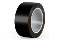 China Black Rubber PVC Adhesive Tape Single Sided 50mm for sale