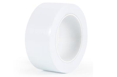 China 50mm White PVC Adhesive Tape Electrical Insulation Tape For Floor Warning for sale