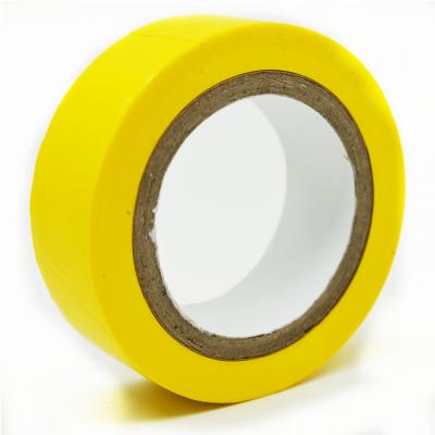 China Waterproof Insulation PVC Tape 25mm Yellow Flame Resistant for sale