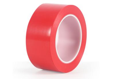 China Red Self Adhesive PVC Tape 50mm For Communications Wiring for sale