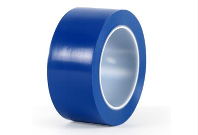 China 17mm 20mm Blue PVC Adhesive Tape Roll  For Electrical Insulation for sale