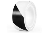 China TUV Polyvinyl Chloride PVC Adhesive Tape 50mm Black White Stripes for sale