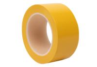China 50mm Orange PVC Adhesive Tape Floor Warning Yellow Insulation Tape for sale
