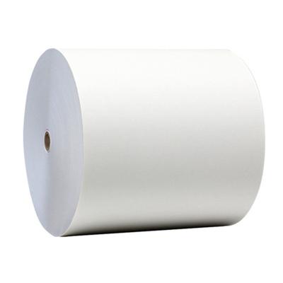 China Brown Jumbo Food Grade Kraft Paper Tape PE Coated Bulk for sale