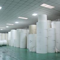 China Brown Jumbo Food Grade Kraft Paper Tape PE Coated Bulk for sale