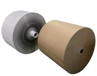 China Recycled Wrapping Brown Kraft Paper Jumbo Roll 100% Virgin Wood Pulp for sale
