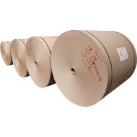 China Recycle Brown Wrapping Paper Roll Custom Kraft Tape 1090mm for sale