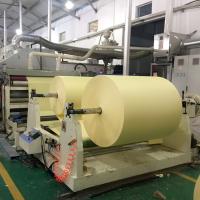 China Silicone Coated Brown Kraft Paper Jumbo Roll 100% Virgin Pulp 1040mm for sale