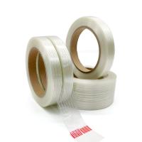 China High Adhesion Fiberglass Filament Reinforced Tape For Packing 2inch X 60yards for sale