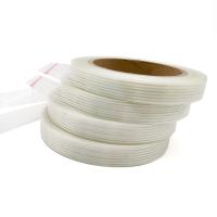 China Filament Reinforced Fiberglass Adhesive Tape Pressure Sensitive 50MM x 55M x 160um for sale