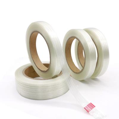 China Filament Reinforced Fiberglass Adhesive Tape Pressure Sensitive 50MM x 55M x 160um for sale