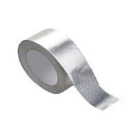 China HVAC Aluminum Fiberglass Insulation Tape Silver Aluminum Foil Tape for sale