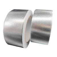 China HVAC Aluminum Fiberglass Insulation Tape Silver Aluminum Foil Tape for sale
