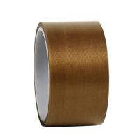 China Teflon PTFE Coated Fiberglass Adhesive Tape Heat Insulation for sale