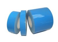 China Blue PE Film Fiberglass Adhesive Tape Double Side Thermal Insulation for sale