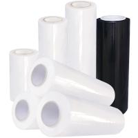China Customized PE Lldpe Jumbo Stretch Film Pallet Wrapping Plastic Roll For Goods Parcel Packing for sale