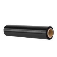 China Black LLDPE Cast Packing Jumbo Stretch Film Roll For Pallet Wrapping for sale