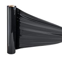 China Black LLDPE Cast Packing Jumbo Stretch Film Roll For Pallet Wrapping for sale