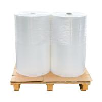 China 18mic PE Stretch Film 100mm Pallet Wrap Roll OEM for sale