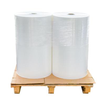 China 18mic PE Stretch Film 100mm Pallet Wrap Roll OEM for sale