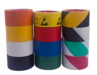 China 50mm Orange PVC Adhesive Tape Floor Warning Yellow Insulation Tape for sale