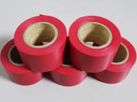 China Red Self Adhesive PVC Tape 50mm For Communications Wiring for sale