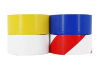 China 50mm White PVC Adhesive Tape Electrical Insulation Tape For Floor Warning for sale