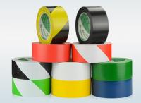 China 50mm White PVC Adhesive Tape Electrical Insulation Tape For Floor Warning for sale
