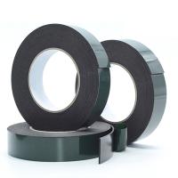 China RoHS Hot Melt Glue Black Foam Adhesive Tape 12mm Double Sided for sale