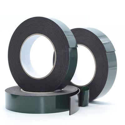 China RoHS Hot Melt Glue Black Foam Adhesive Tape 12mm Double Sided for sale