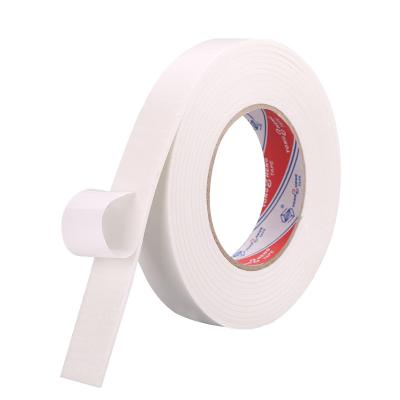 China PE Self Adhesive Double Sided Foam Tape Strip 24mm 25mm Thick Heat Resistant for sale