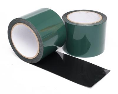 China High Density Green Foam Adhesive Tape Shock Absorption 10mm for sale