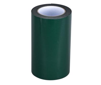 China Green PE Foam Adhesive Tape Film Double Sided Sponge Tape 8mm for sale