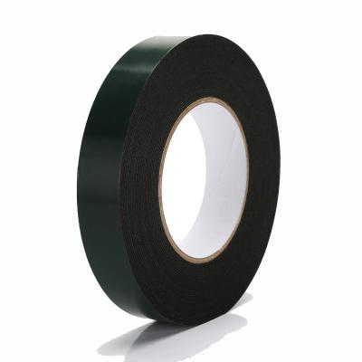 China ODM Black PE Double Sided Sponge Tape Adhesive Foam 20mm for sale