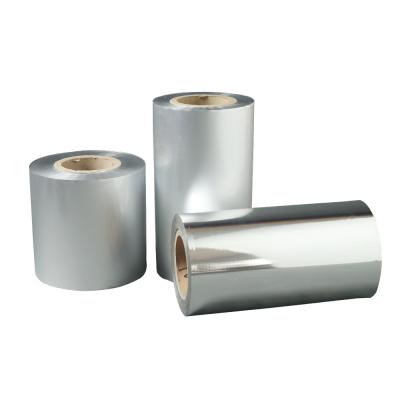 China Metallic 20 Micron Matt Plastic Opp Bopp Cpp Film Wrap Roll For Food for sale